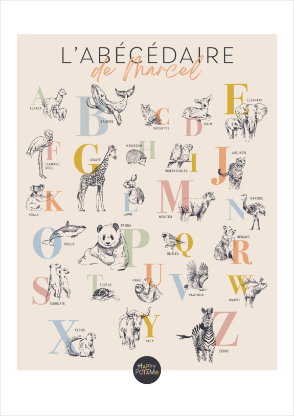 Affiches personnalisées - Happypotame